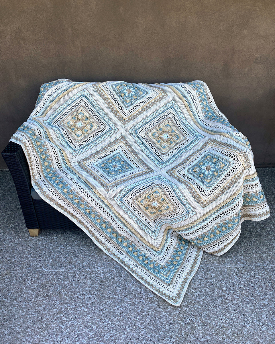 Kamala Blanket - Sand – Taemombo Yarn Shop